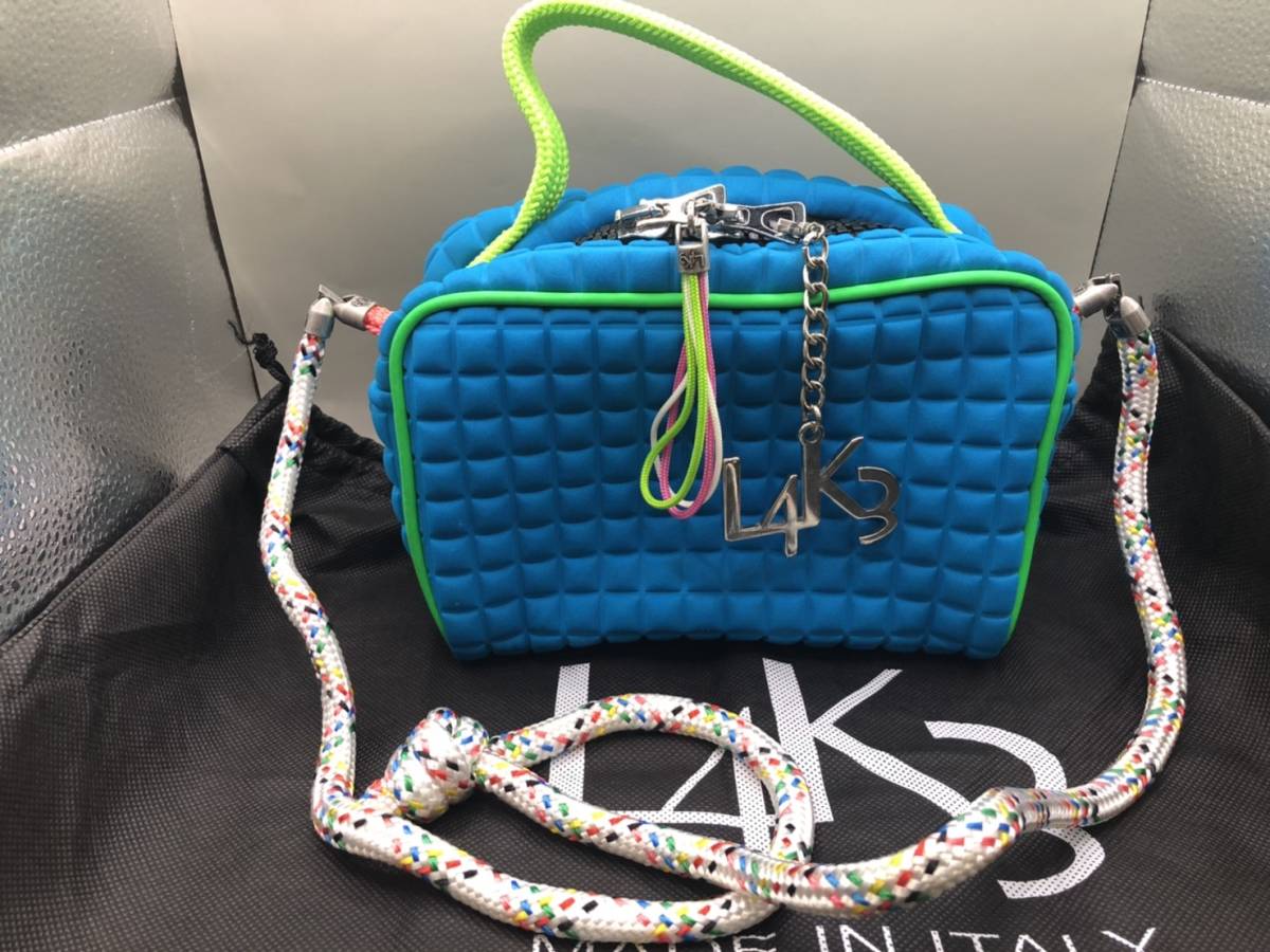 【やや傷や汚れあり】L4K3 マカロン 2WAY ショルダーバッグ ハンドバッグ チャーム付き ブルー 保存袋付 レイク 擦れ毛羽立ち有 12164の落札情報詳細 - ヤフオク落札価格検索 ...