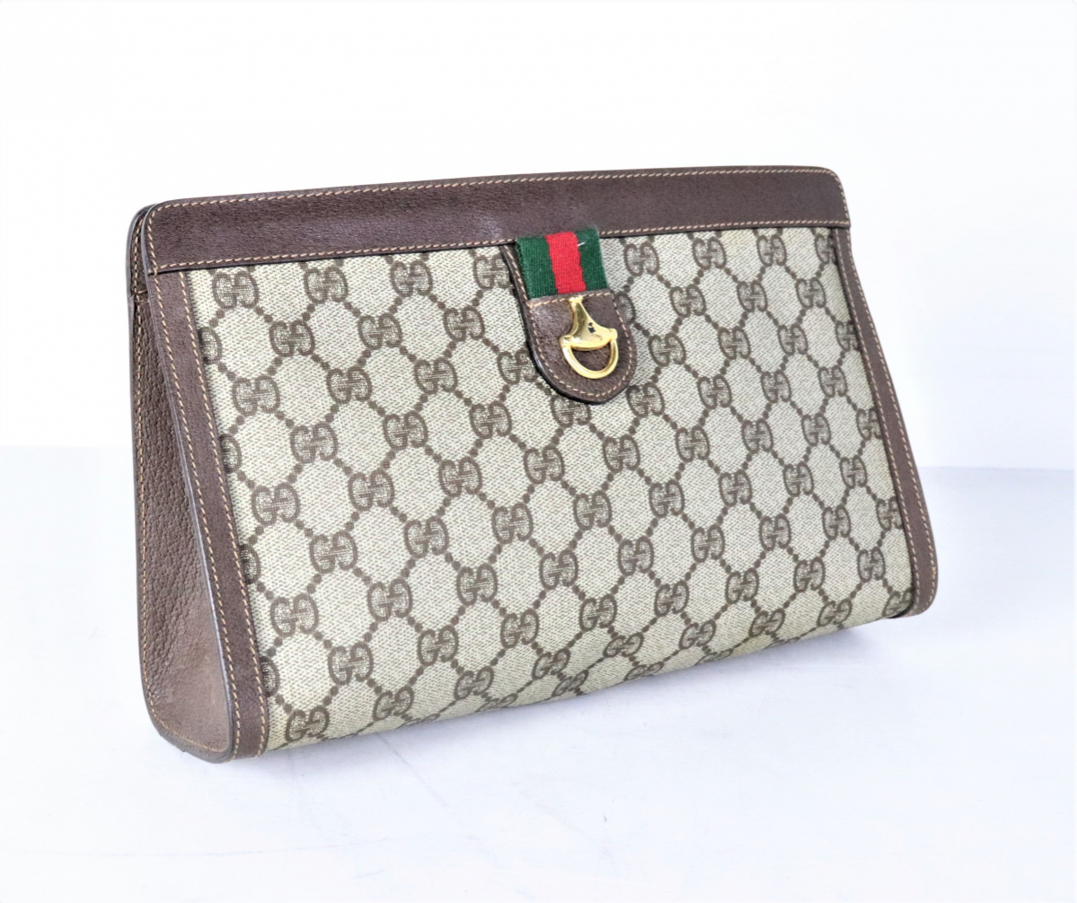 【目立った傷や汚れなし】GUCCI Controllato オールドグッチ コントラルト セカンドバッグ クラッチバッグ ハンド シェリー ...