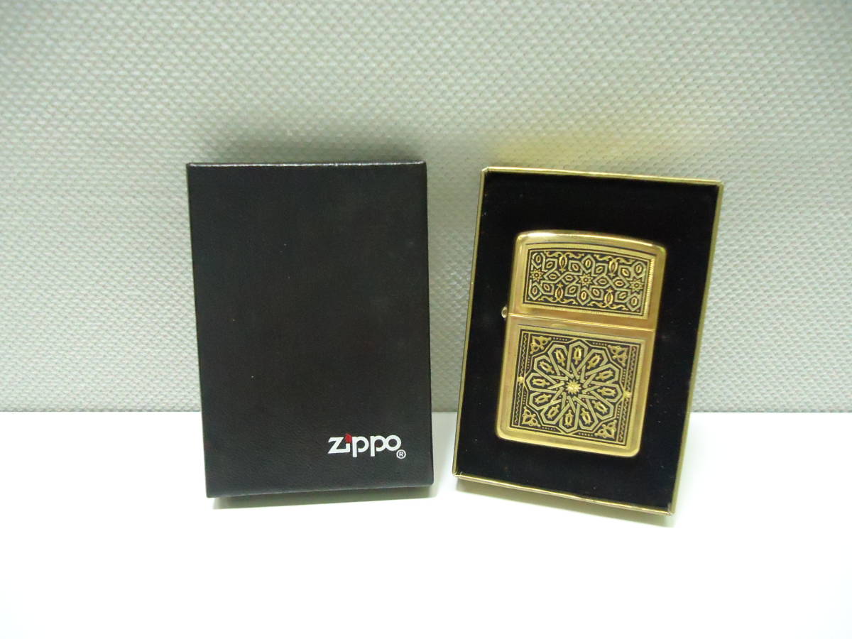 【やや傷や汚れあり】喫煙グッズ祭 ZIPPO オイルライター TOLEDO COLLECTION トレド コレクション 象嵌細工風 1996 ...
