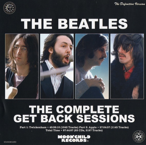 【未使用に近い】※送料無料※【84枚組CD】THE BEATLES THE COMPLETE GET BACK SESSIONS MOON ...
