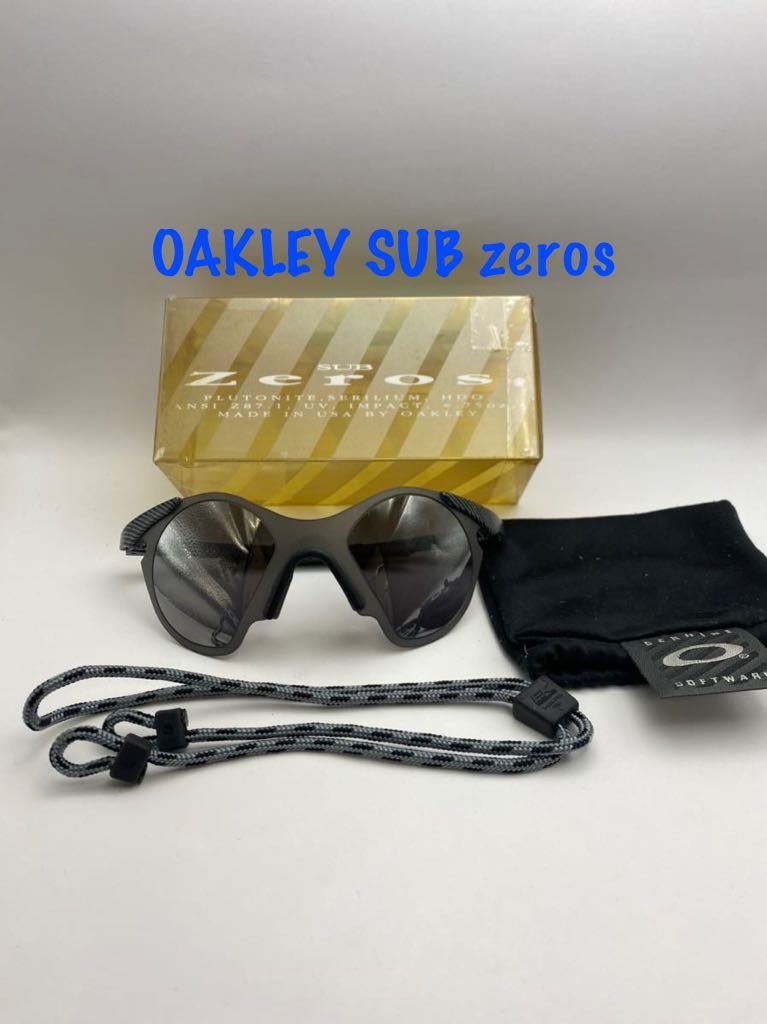 【目立った傷や汚れなし】OAKLEY SUB ZEROS オークリー ランニング ビンテージ サングラス USA製 90s 初期の落札情報詳細 - ヤフオク落札価格検索 オークフリー