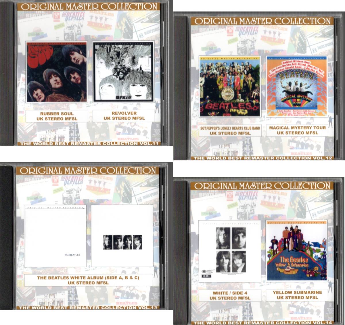 【未使用】4CD【（Dr.Ebbetts）RUBBER SOUL MFSL UK STEREO 他（2008年製）】Beatles ビートルズ ...