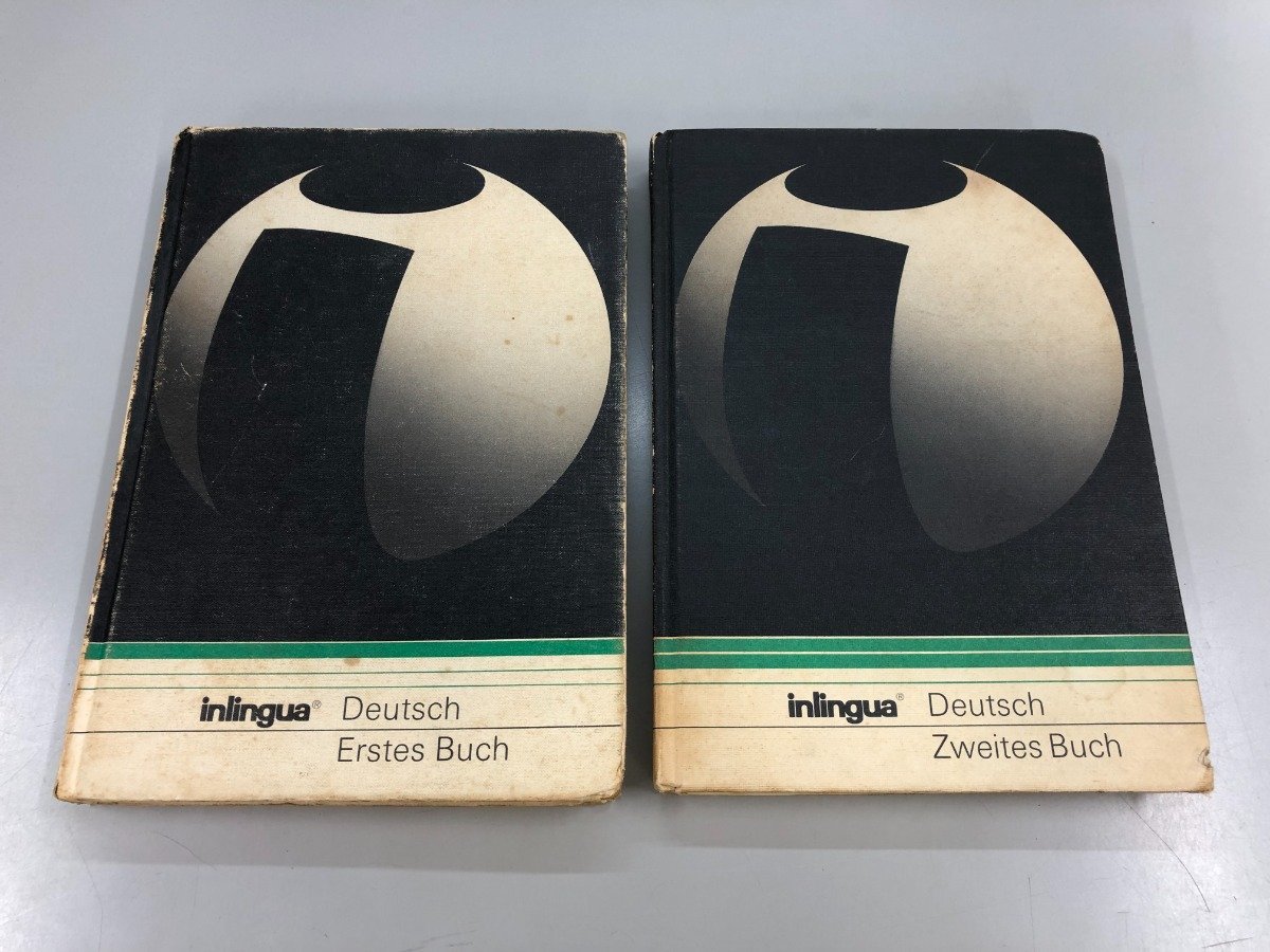 【全体的に状態が悪い】★ 【計2冊 ドイツ語 教科書 inlingua Deutsch Zweites Buch /inlingua ...