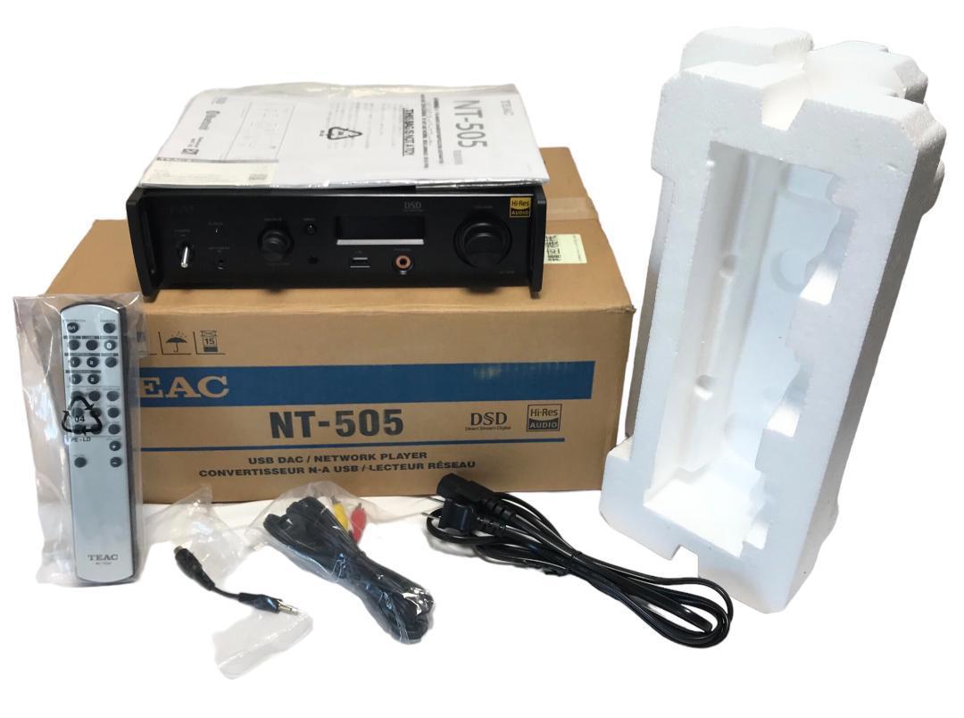 【目立った傷や汚れなし】美品！ティアック USB DAC/ネットワークプレーヤー NT-505-B ブラック②[Y410]の落札情報詳細 ...