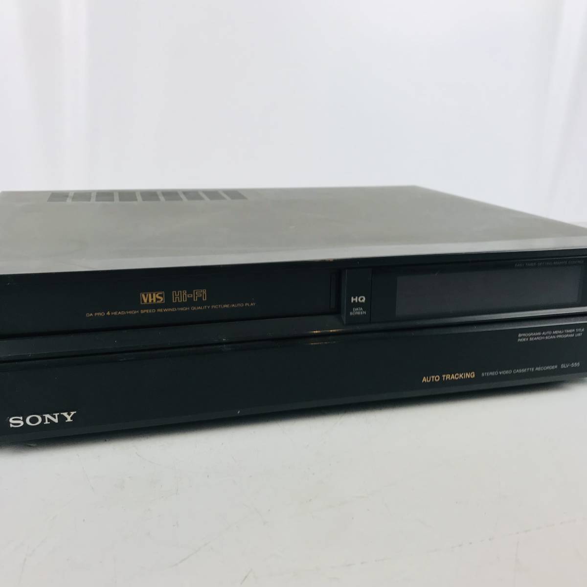 【傷や汚れあり】QA0185 SONY ソニー VHSビデオデッキ SLV-555 映像機器 中古 ジャンク リサイクル 検Kの落札情報詳細 ...