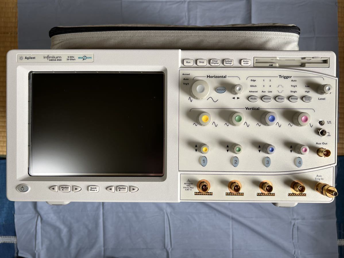 【全体的に状態が悪い】【ジャンク不動品】Agilent Infiniiumオシロスコープ 500MHz帯域 2台 54825A＋54810A ...