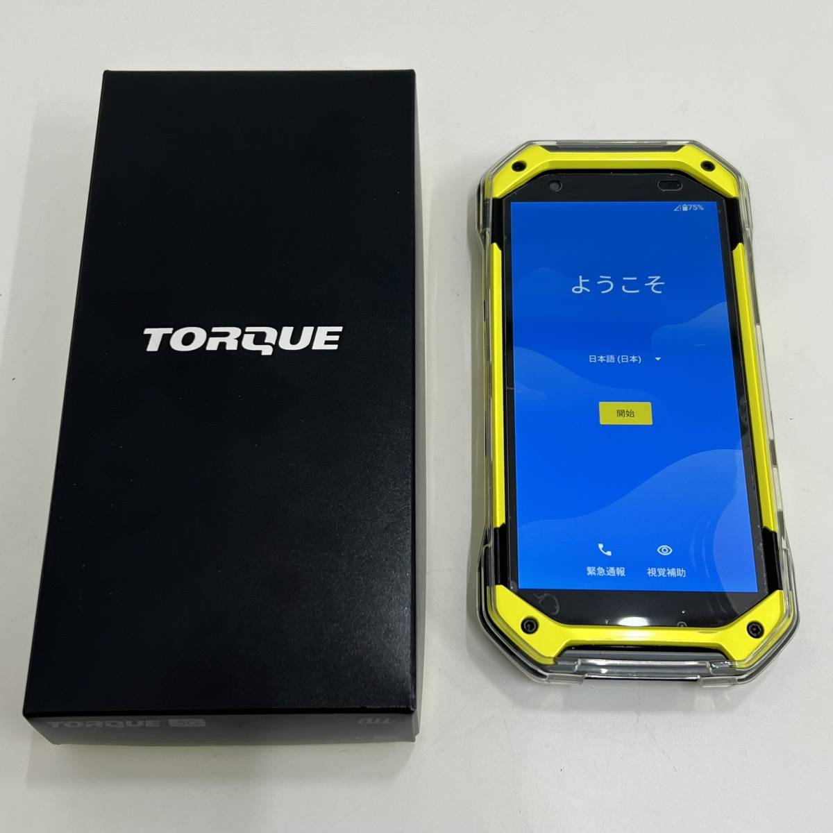 【やや傷や汚れあり】au TORQUE トルク 5G KYOUCERA 京セラ KYG01YA カバー コールマン限定品イエロー バッテリー 専用ホルダー現状品の落札情報詳細 - ヤフオク落札 ...