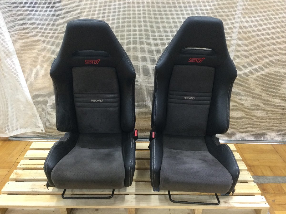 RECARO レカロ純正シートレール運転席側 オフセットアダプターセット インプレッサGH GR GV型用 2086.087.2 RS-G等の ...