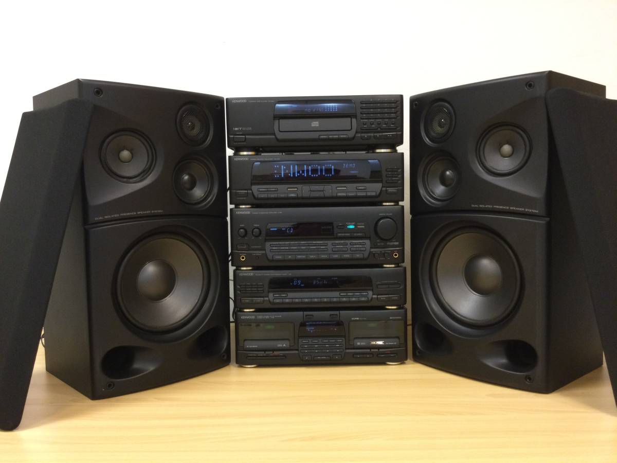 【やや傷や汚れあり】★kenwood ケンウッド システムコンポセット Dp 950 Ge 850 A 85 T 85 X 85 S 9m(l