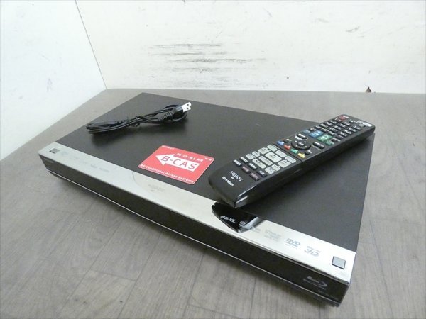 【傷や汚れあり】1TB☆14年☆シャープ/SHARP/AQUOS☆HDD/BDレコーダー☆BD-W1500☆リモコン付☆2番組同時録画☆3D対応機 管SA1863の落札情報詳細 - ヤフオク ...