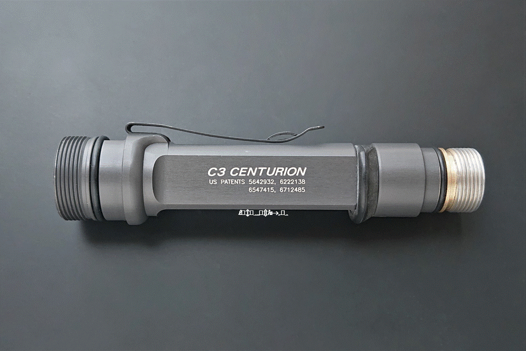 【やや傷や汚れあり】SUREFIRE C3-HA CENTURION ボディー 検索 シュアファイア 6p c2 c3 m2 m3 カスタム用 ...