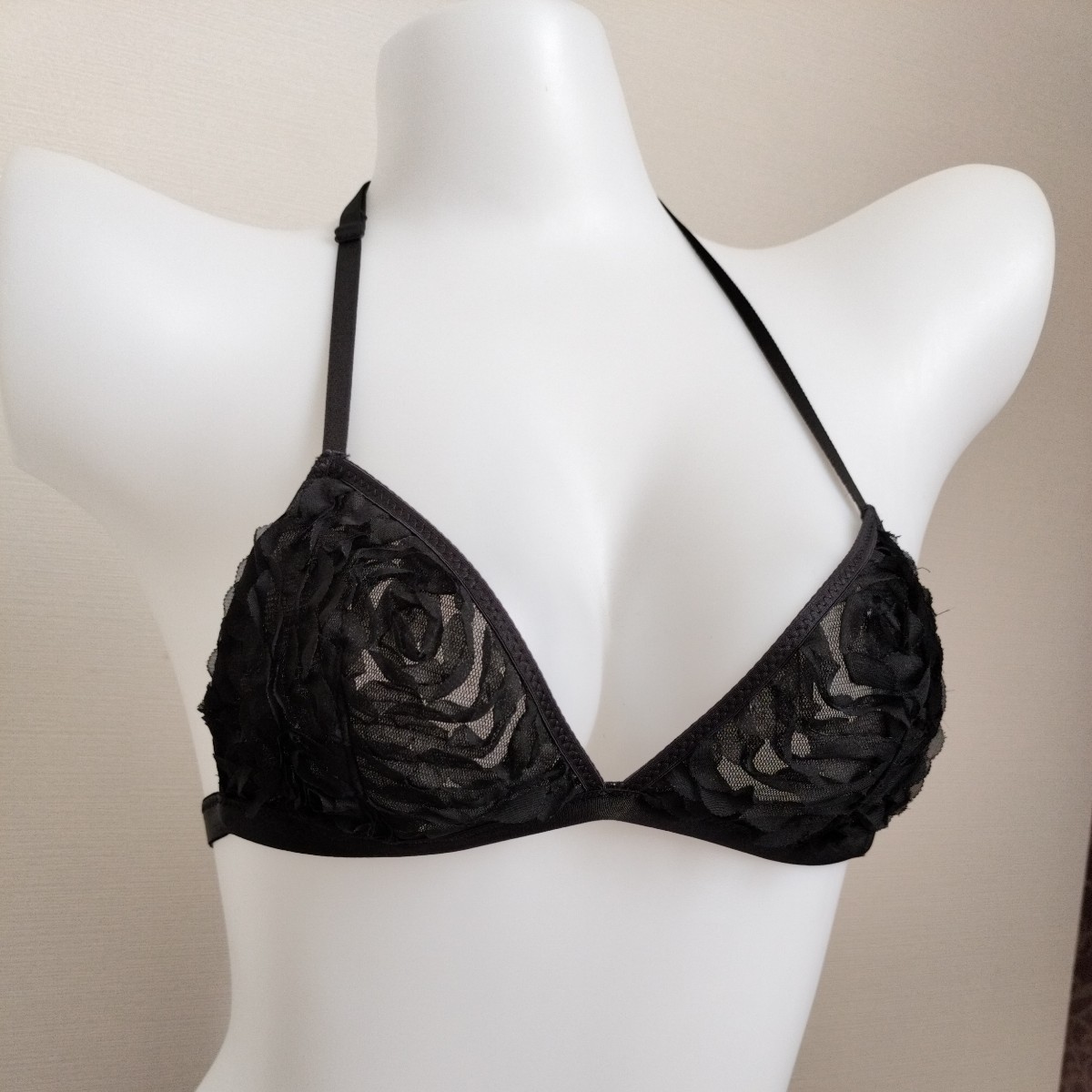 【未使用】ravijour ブラジャー単品 Free 補正下着 タグなし 未使用 コレクション 黒 ホルターネックの落札情報詳細 ヤフオク