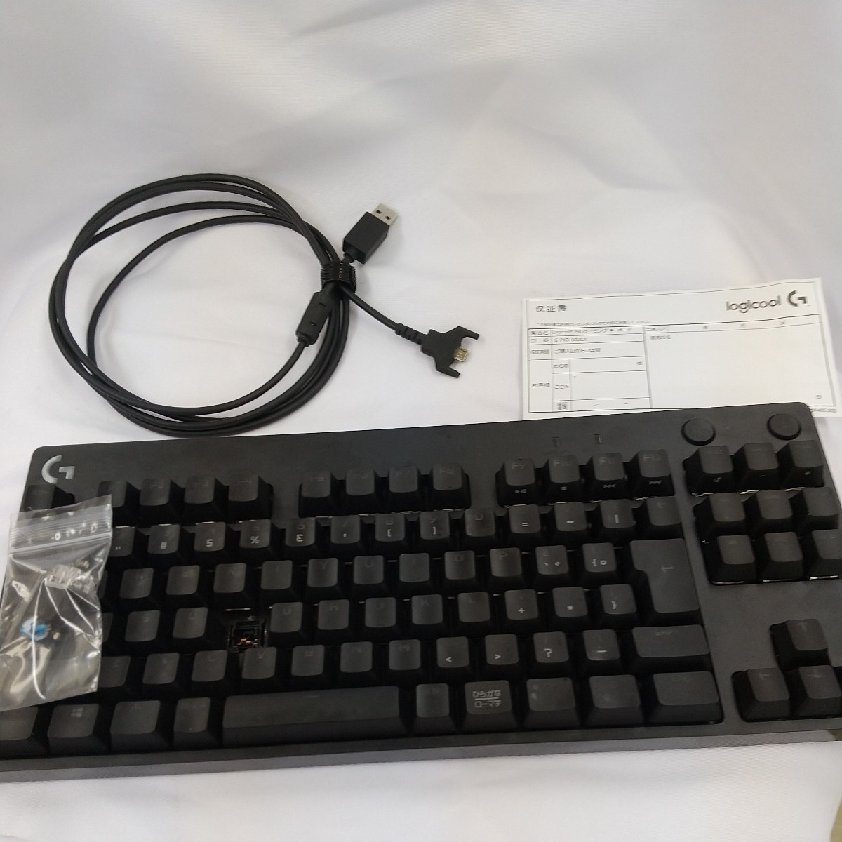 【全体的に状態が悪い】【ジャンク品】Logicool G ロジクール G ゲーミングキーボード 有線 G213r パームレスト 日本語配列 ...