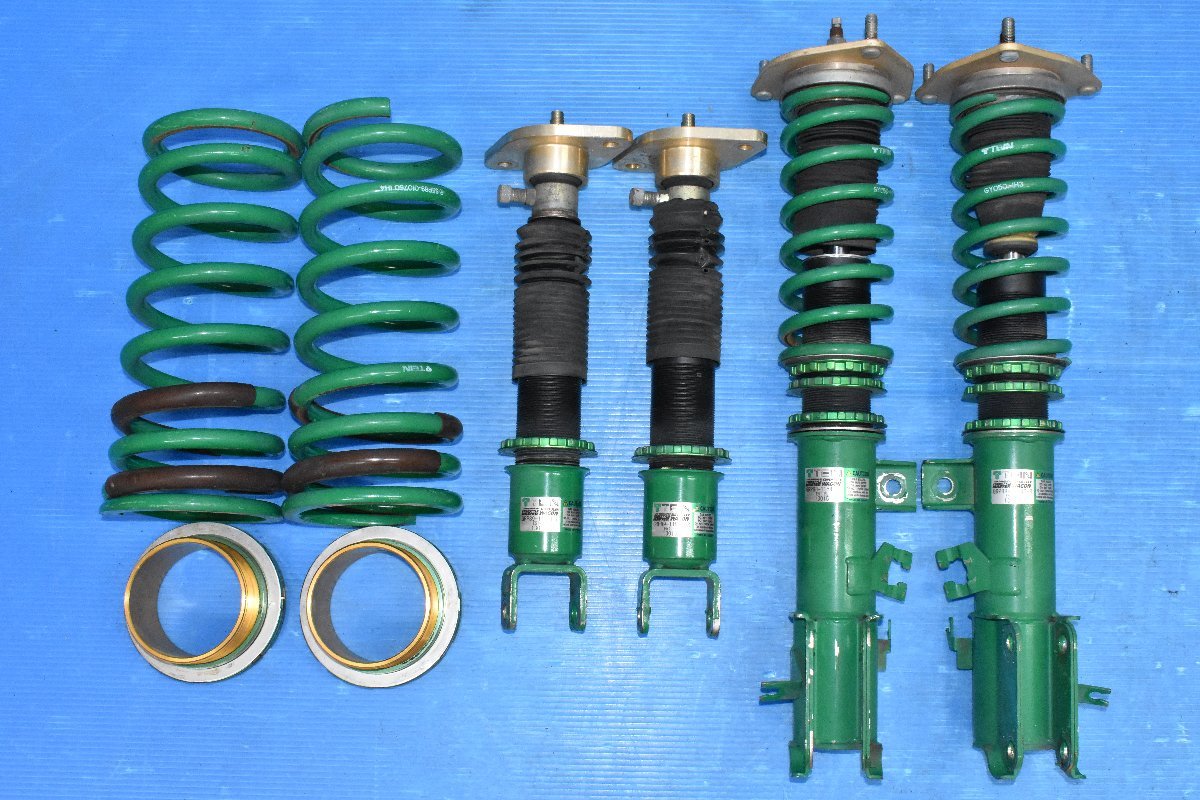 TEIN テイン ZRR70W ノア ヴォクシー フルタップ 車高調 全長調整式 SUPER FLEX WAGON スーパーフレックスワゴン GRC56-11Y46 GRC57-11931の ...