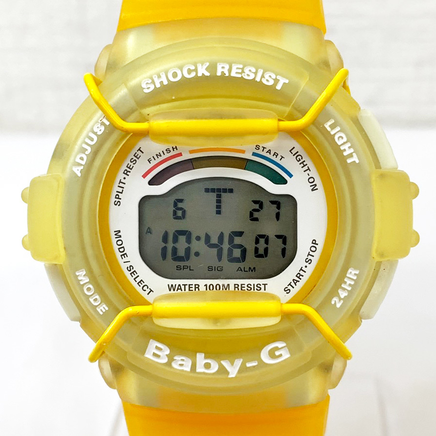 【目立った傷や汚れなし】CASIO カシオ Baby-G ベビーG ベイビージー 腕時計 BG-310 クオーツ デジタル 新品電池交換済み ...