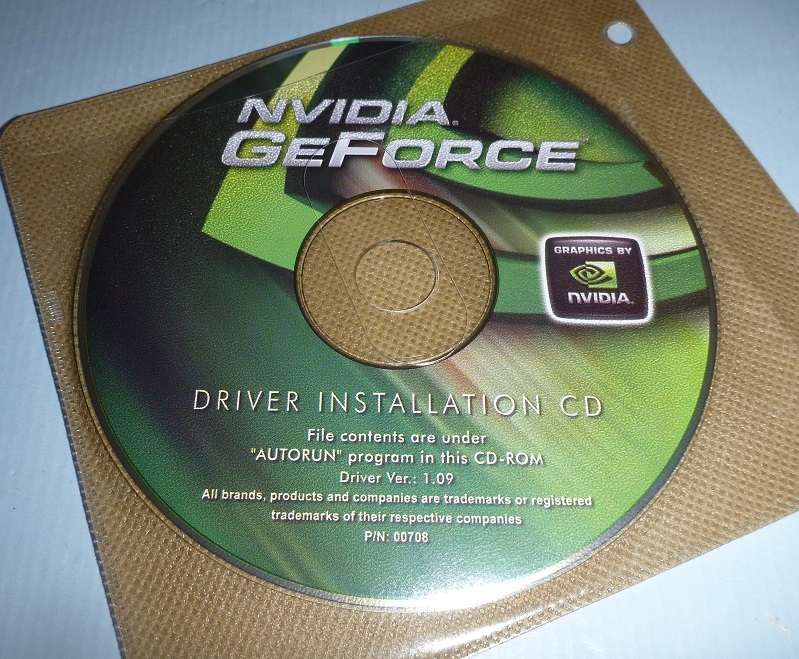 【やや傷や汚れあり】CDR133 CD-ROM NVIDIA GeForce Driver CD Ver1.09の落札情報詳細 - ヤフオク ...