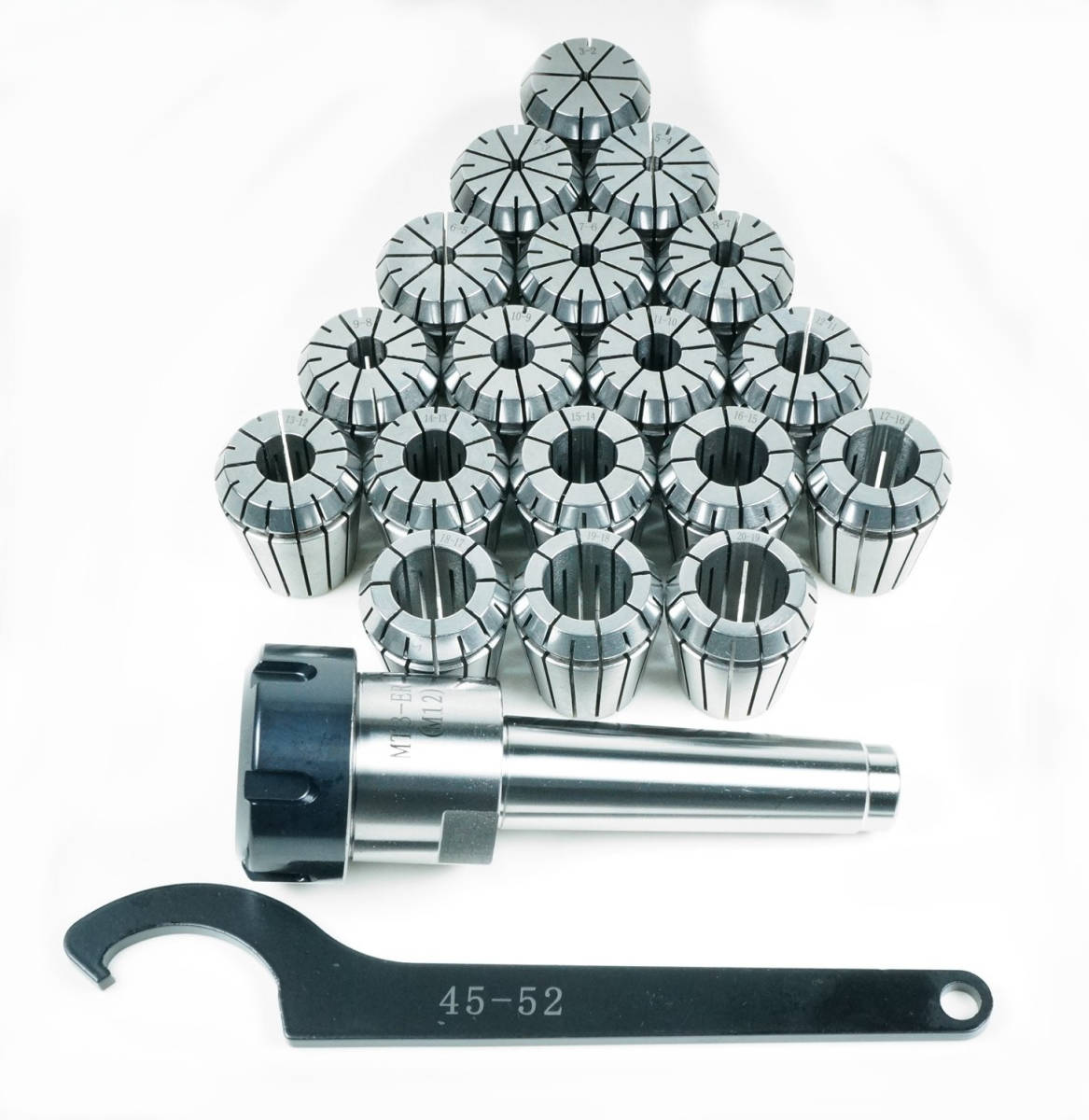 【未使用に近い】☆超高精度☆ ER32 MT3 コレット3～20mm 18個フルセット の落札情報詳細 - ヤフオク落札価格検索 オークフリー