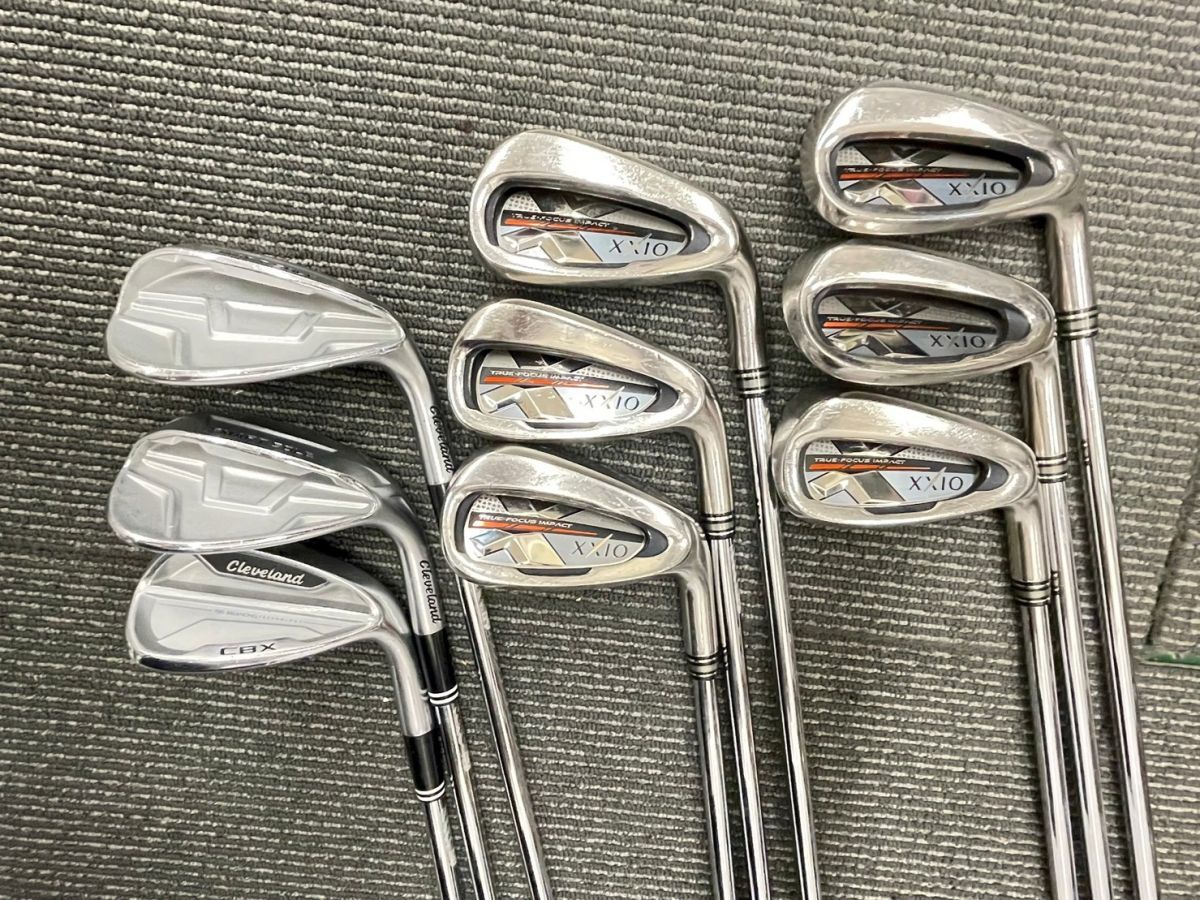 【傷や汚れあり】Q869-K44-1787 DUNLOP ダンロップ XXIO ゼクシオ/SMART SOLE 他 アイアン 9本セット 5/6/7/8/9/P ゴルフクラブ まとめ ②の落札 ...