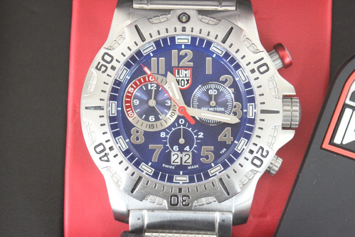 【やや傷や汚れあり】 良品 LUMINOX/ルミノックス SERIES 8150/8350 クロノグラフ/デイ 共箱/取説の落札情報詳細 ...