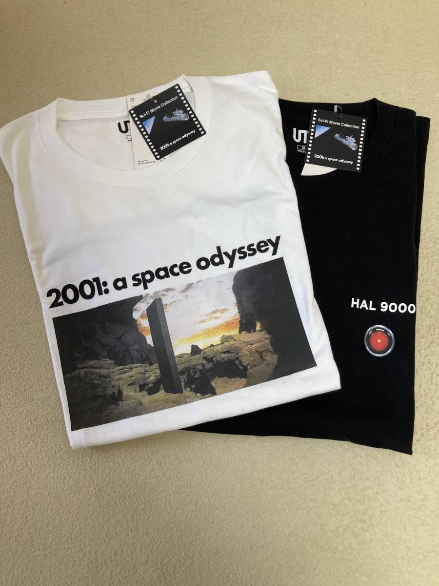 【未使用】ユニクロ UT コラボ Tシャツ SF映画コレクション 2001年宇宙の旅 2001：a space odyssey XL 2枚セットの落札情報詳細 - Yahoo!オークション落札 ...