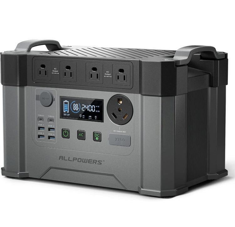 【未使用】1E10z0G ALLPOWERS S2000 PRO ポータブル電源 2400Wサージ4000W 405405mAh/1500WH UPS 無停電電源装置の落札情報詳細 ...