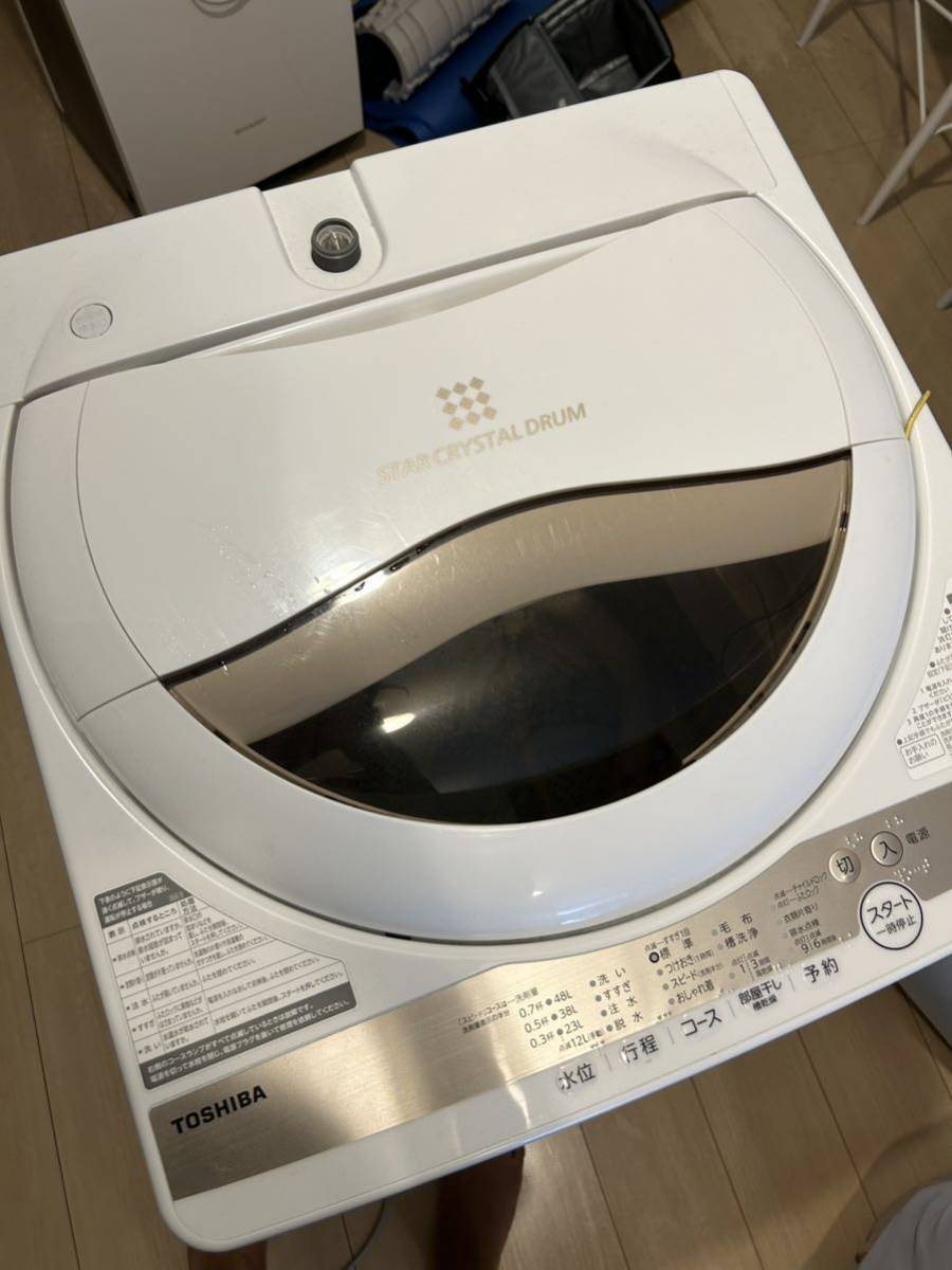 【目立った傷や汚れなし】2022年製 東芝 洗濯機 5.0kg AW-5GA1(W) 浸透パワフル洗浄 Wセンサー搭載 OSの落札情報詳細 - ヤフオク落札価格検索 オークフリー