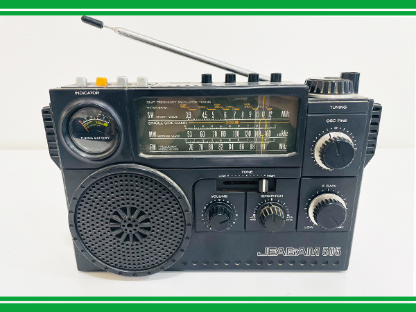 【目立った傷や汚れなし】三菱 ジーガム JP-505 ジーガム505 (JEAGAM 505) FM/MW/SW 3バンドラジオ 作動整備品の落札情報詳細 - ヤフオク落札価格検索 オークフリー