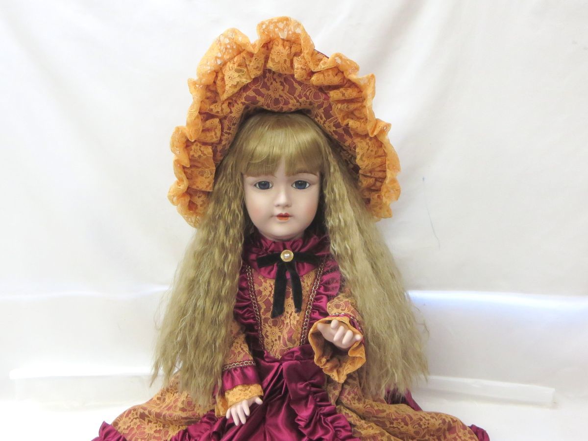 【傷や汚れあり】1000円スタート ビスクドール コレクターズドール KESTNER ケストナー CD-151 オープンアイ 西洋人形 ...