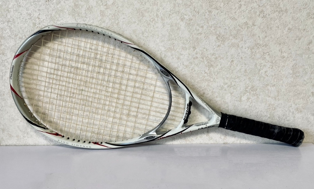 【傷や汚れあり】DUNLOP Diacluster 10.0 SF 115sq 255g シニア／ダブルス 魔法のラケット Tennis Racket GOOD Used Conditionの ...