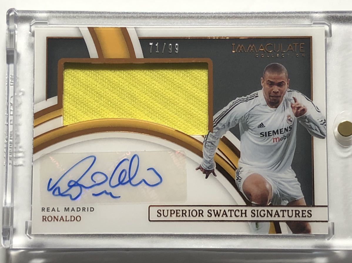【目立った傷や汚れなし】ロナウド【直筆サイン】2022-23 Panini Immaculate Collection Soccer #SW ...