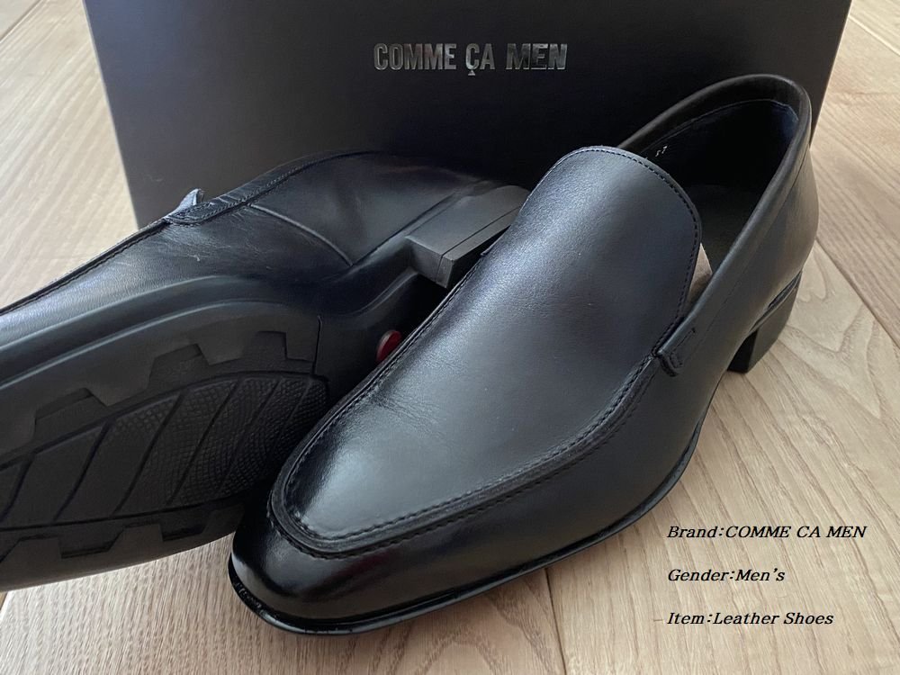 【未使用】新品サンプル COMME CA MEN コムサメン クッションソール コブラバンプ ローファー 05ブラック 25.0cm 48ZW06 定価31,900円の落札情報詳細 ...