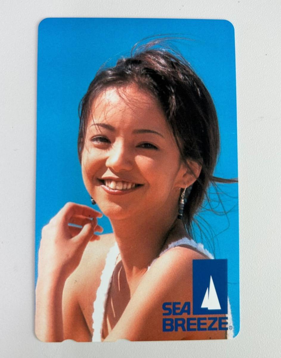 【目立った傷や汚れなし】☆1077a 安室奈美恵 テレカ テレフォンカード SEABREEZE シーブリーズ 未使用 50度数 現状保管品☆の ...