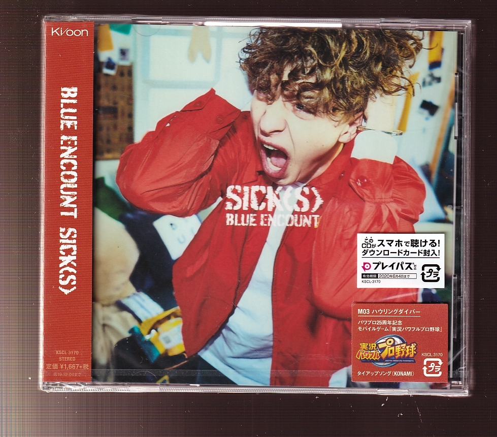 【未使用】DA★新品④★音楽CD★BLUE ENCOUNT/SICK(S) ★KSCL-3170の落札情報詳細 - ヤフオク落札価格検索 オークフリー