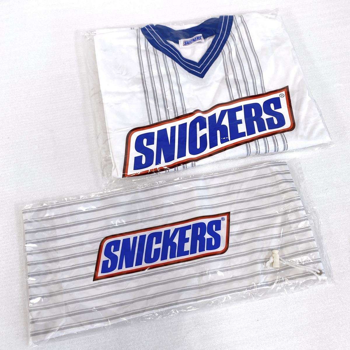 【未使用】☆希少！未使用品☆ SNICKERS スニッカーズ 90年代 当時物 ビンテージ Tシャツ&シューズ袋？セットの落札情報詳細 ...