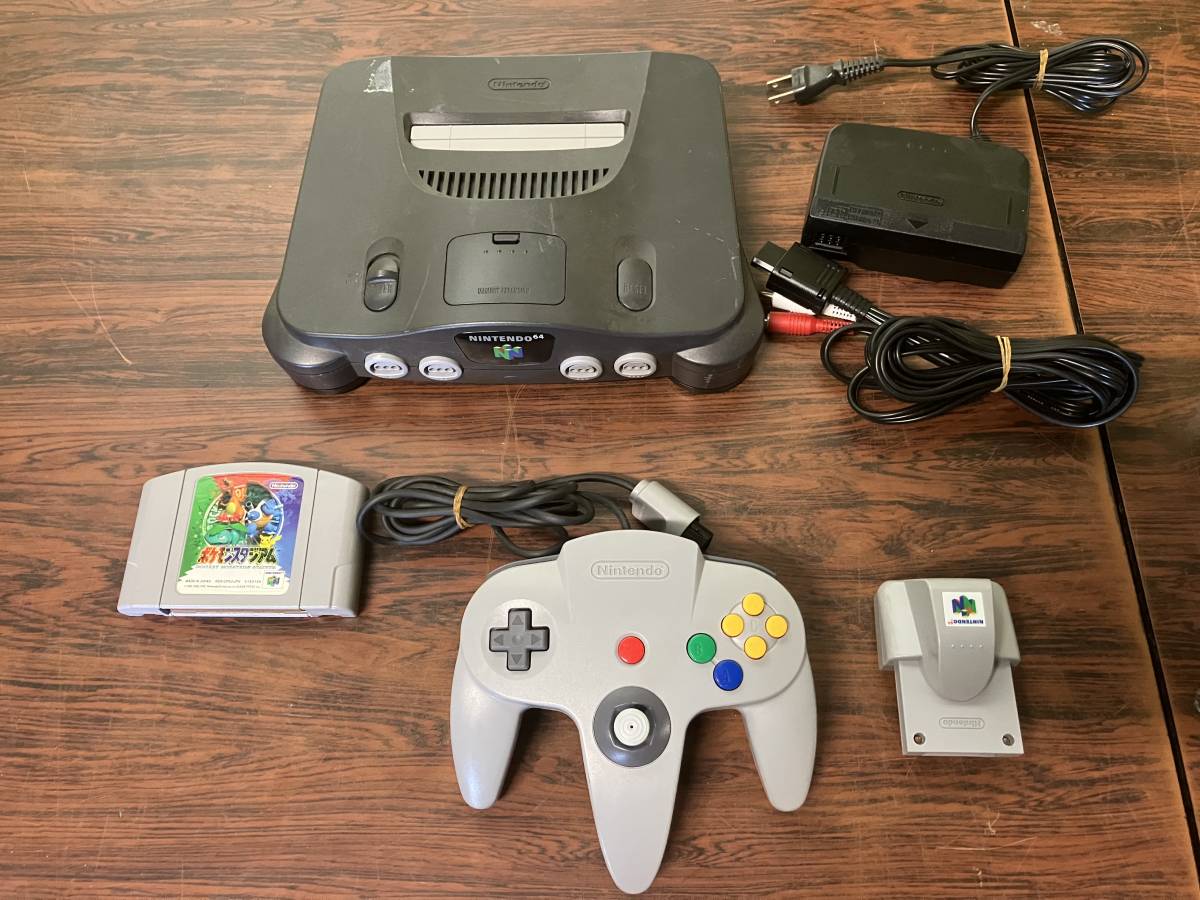 【やや傷や汚れあり】Nintendo N64 console controller sets game working tested 任天堂 ...