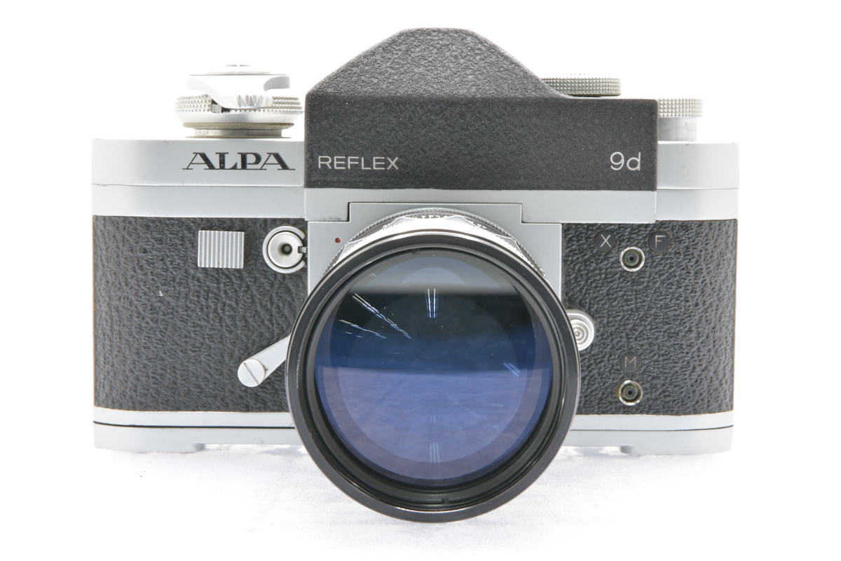 【全体的に状態が悪い】希少 ALPA REFLEX 9d + ALGULAR 135mm F3.2 ジャンク アルパ MF一眼レフ フィルム ...