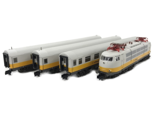 【未使用に近い】FLEISCHMANN 9351 ドイツ連邦鉄道 Lufthansa Airport Express DB 103形 電気 ...