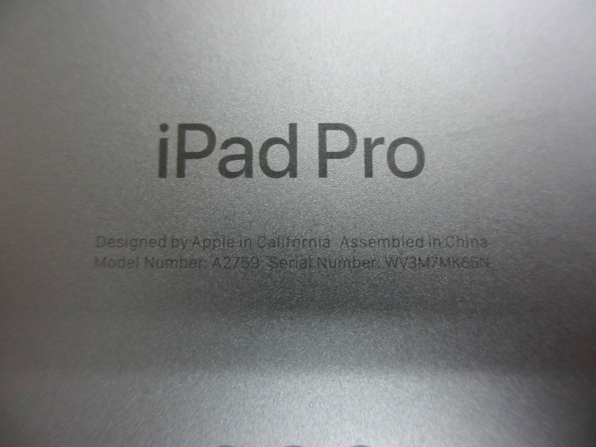 【目立った傷や汚れなし】PC祭 タブレット祭 Apple アップル iPad Pro 128GB A2759 第4世代 11inch 使用品の落札情報詳細 - Yahoo!オークション落札価格 ...