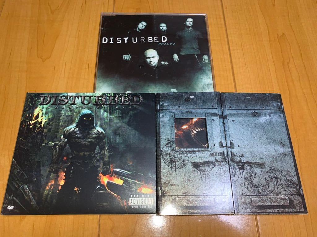 【やや傷や汚れあり】【輸入盤CD＋DVD】Disturbed シングル・アルバム3作品セット / ディスターブト / Voices ...