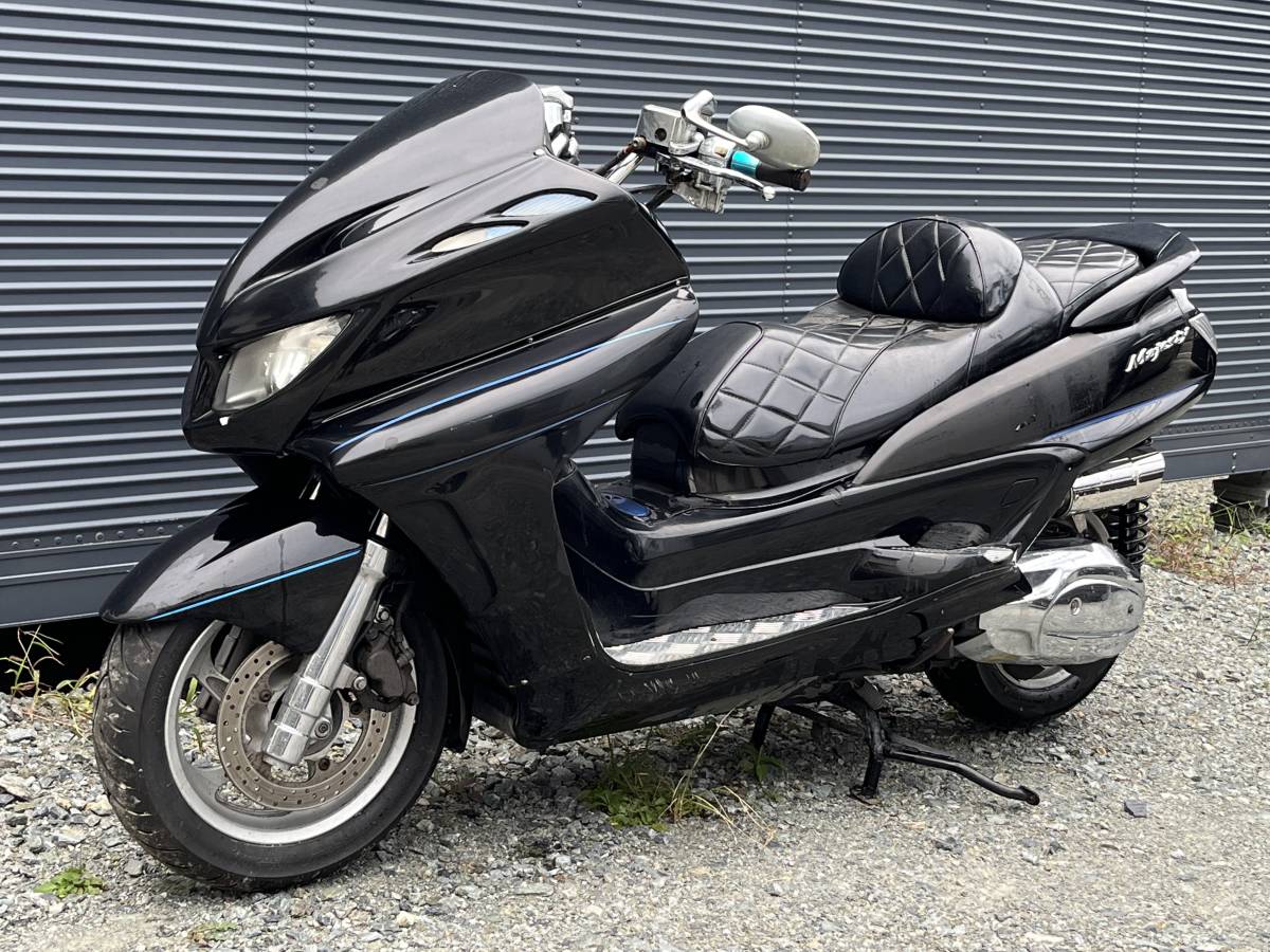 【傷や汚れあり】【1000円スタート】yamaha グランドマジェスティ250 実働車両 バッテリー新品 福岡 売り切り!の落札情報詳細
