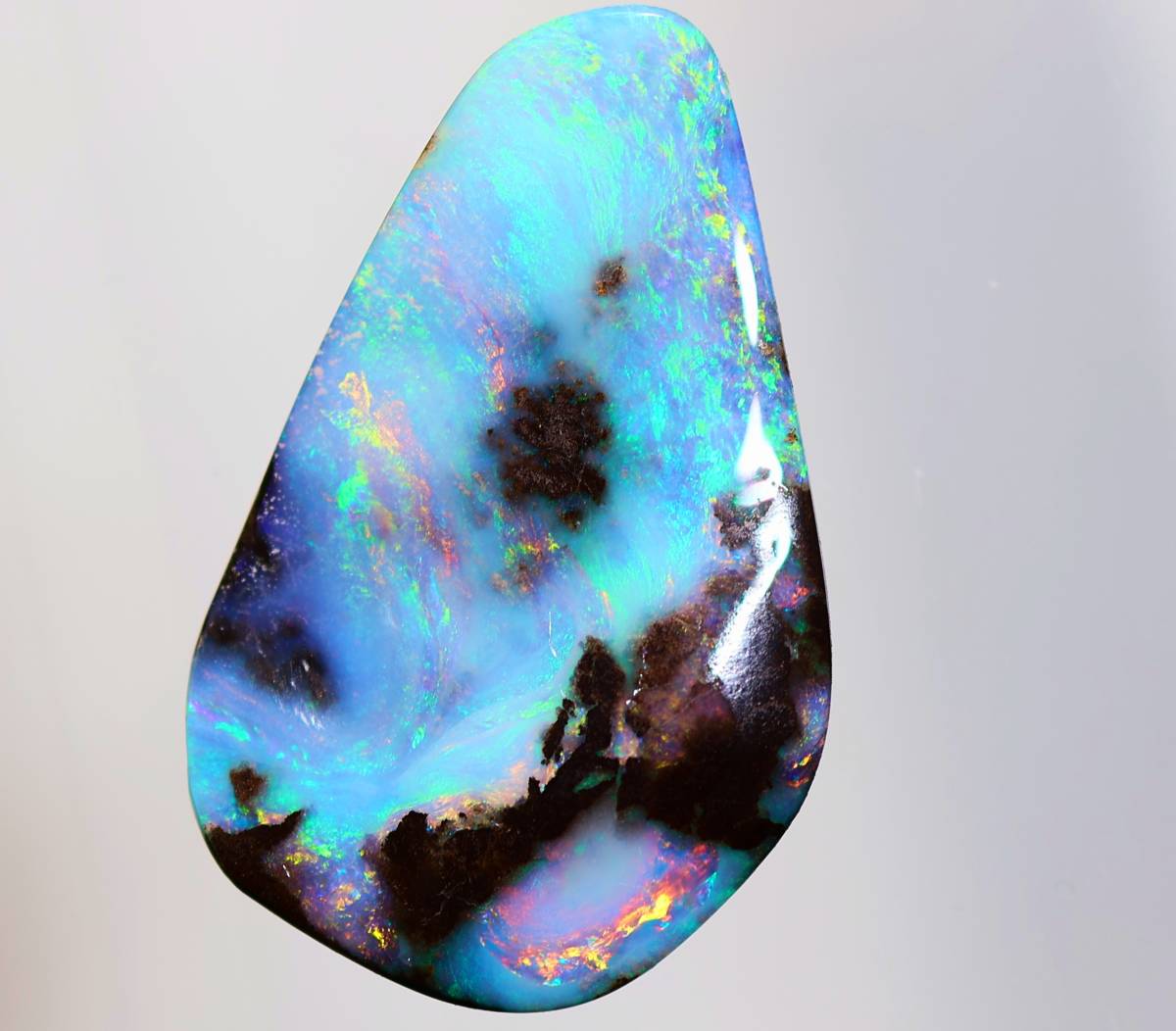 【目立った傷や汚れなし】【100円～】天然ボルダーオパール ルース 38.7ctの落札情報詳細 - ヤフオク落札価格検索 オークフリー