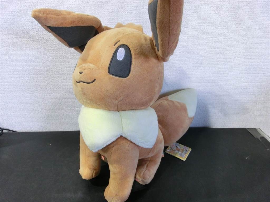 【未使用に近い】T【J2-43】【80サイズ】 美品：タグ付き/ポケットモンスター I LOVE EIEVUI イーブイ めちゃでかぬいぐるみの落札情報詳細 - ヤフオク落札価格検索 オークフリー