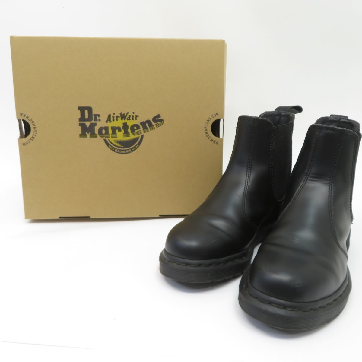 【やや傷や汚れあり】156s Dr.Martens ドクターマーチン 2976 MONO チェルシーブーツ ブラック UK6 25cm 箱有 ※中古の落札情報詳細 - ヤフオク落札価格検索 ...