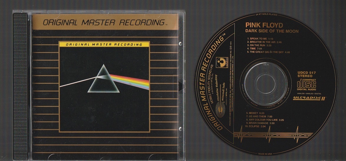 ピンク・フロイド Pink Floyd 「狂気(Dark Side Of The Moon)」UDCD-517 ゴールドCD 純金CD ピンク ...