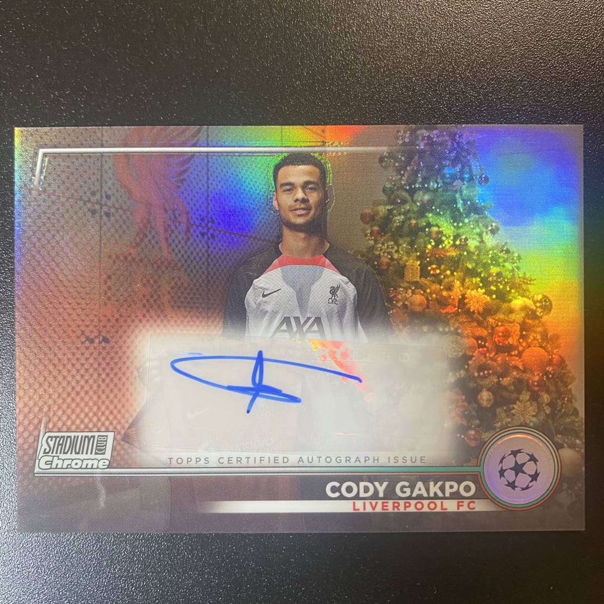 【目立った傷や汚れなし】2022-23 Topps Chrome UEFA Stadium Club Cody Gakpo Auto 直筆 ...