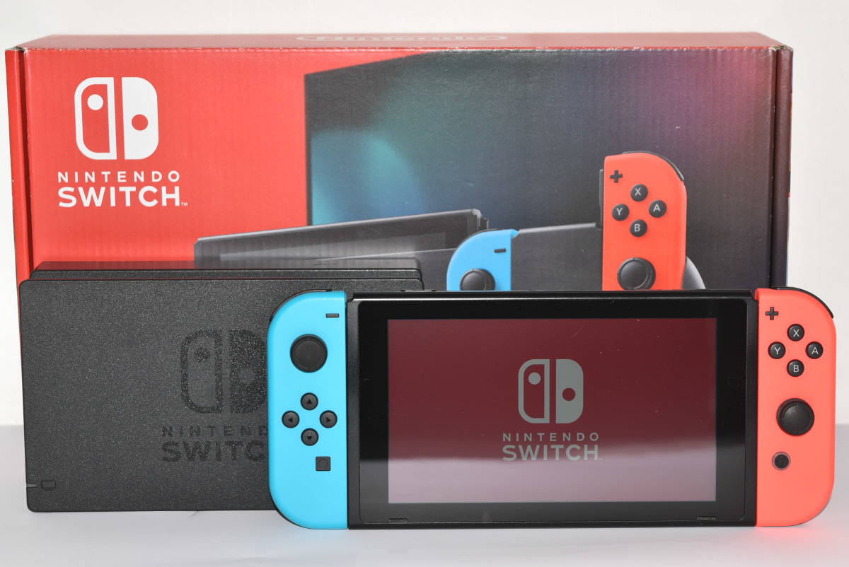 【やや傷や汚れあり】25M 【中古品】 Nintendo Switch XKJシリーズ Ver.16.1.0 ネオンブルー ネオンレッド ...