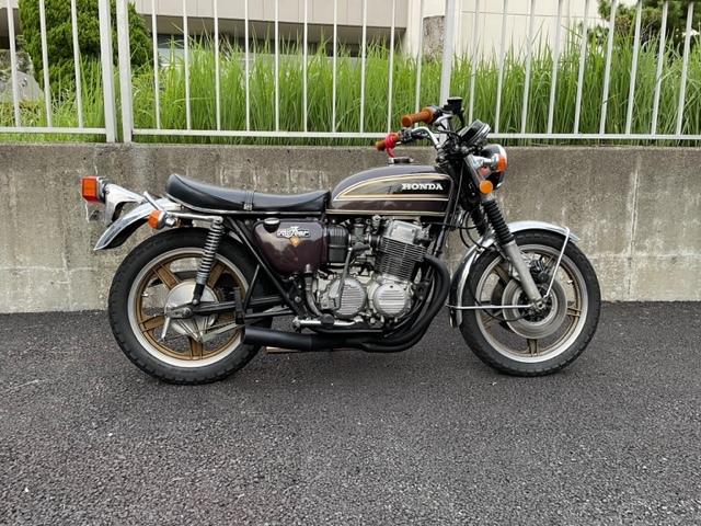 【やや傷や汚れあり】当時物 希少 HONDA ホンダ CB750FOUR K0 K1 K2 K4 ハヤシキャストホイール 前後セット Hayashi Street Cycle ハヤシストリート ...