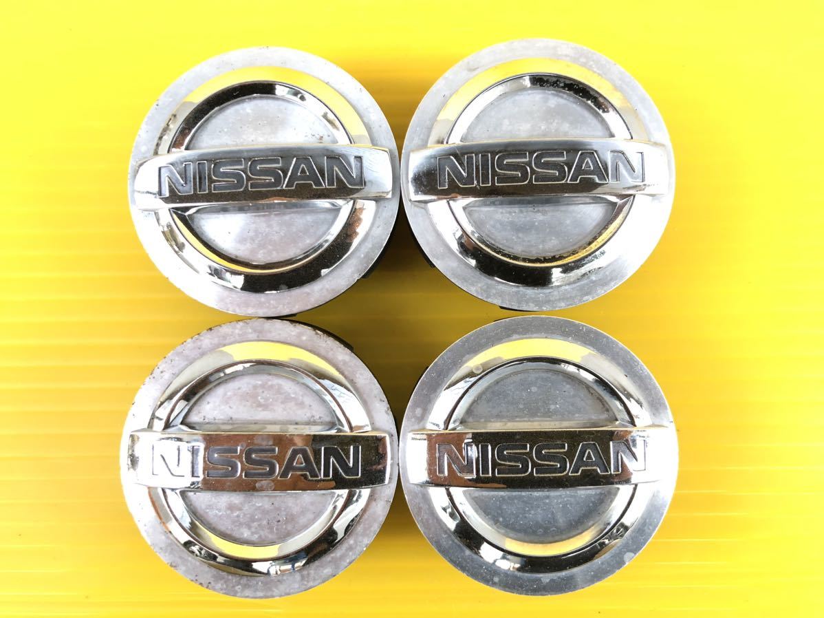 【傷や汚れあり】k6798 日産 モコ MOCO純正センターキャップ 中古4個 43252-70G20 スズキ ワゴンR純正ホイールなどに流用 ...