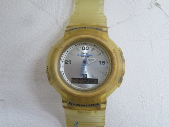 【傷や汚れあり】★CASIO AW-500N 腕時計 G-SHOCK AIR・SEA・ICE クォーツ アナデジ カシオ Gショック 電池交換 ...