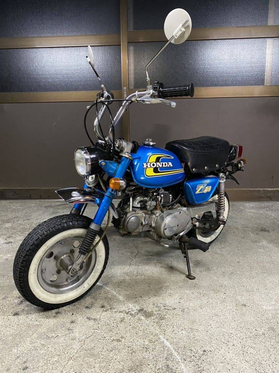 【傷や汚れあり】売り切り！ 希少 4lモンキー J1 オリジナル外装 Z50J 6v ホンダ純正 登録書類有り 実働 武川88cc ホンダモンキー 4ミニ 旧車 当時物の落札情報詳細 ...